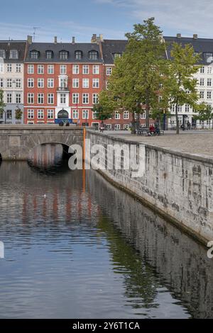 Historic houses on Nybrogade and Gammle Strand, Copenhagen, Denmark ...