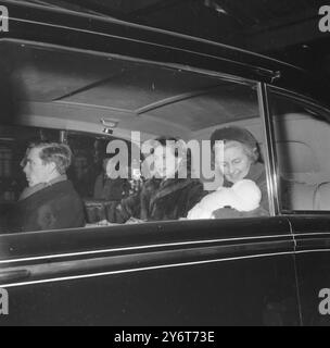 PRINCESS MARGARET WITH LORD LINLEY AND NURSE AT LIVERPOOL STREET ...