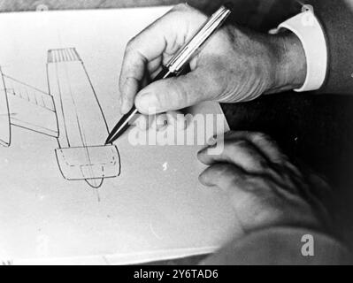 FAMOUS SOVIET AIRCRAFT DESIGNER OLEG ANTONOV 11 DECEMBER 1961 Stock ...