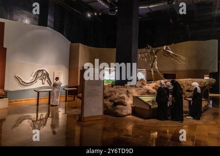 RIYADH, SAUDI ARABIA - NOVEMBER 29, 2021: Interior of the National ...