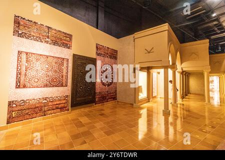 RIYADH, SAUDI ARABIA - NOVEMBER 29, 2021: Interior of the National ...