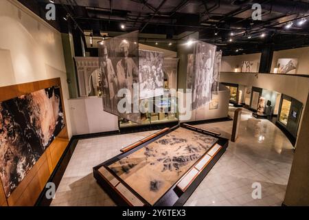 RIYADH, SAUDI ARABIA - NOVEMBER 29, 2021: Interior of the National ...
