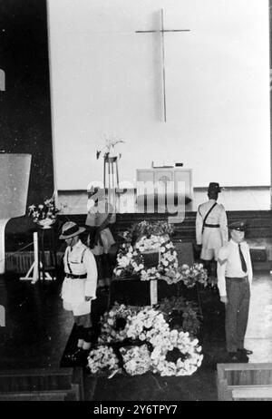 COFFIN WITH THE BODY OF UNITED NATIONS UN SECRETARY GENERAL DAG ...