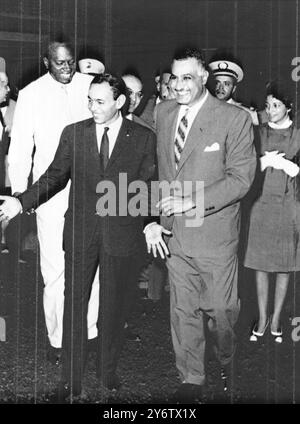 KING HASSAN II, PRESIDENT NASSER AND HIS YOUNGEST SON IN CAIRO ; 16 ...