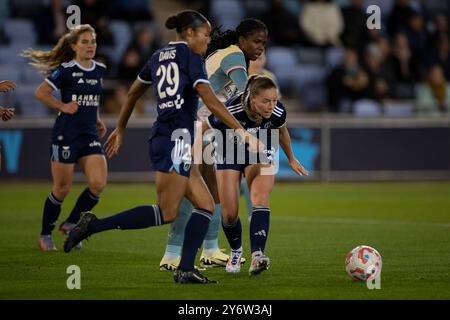 Deja Davis of Paris FC during the Women's French championship, Arkema ...