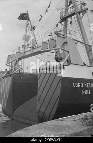 FISHING SHIP LORD NELSON - BRITAINS MOST MODERN TRAWLER 5 JULY 1961 ...