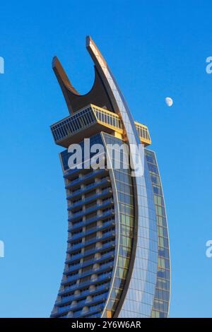 The Katara Towers (2022) with one tower containing the 5-star Raffles ...