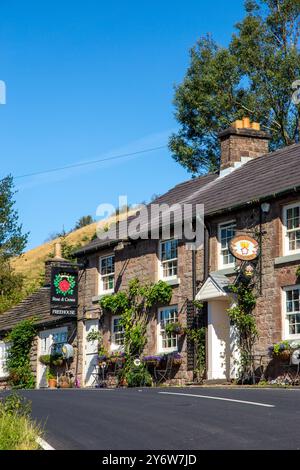 The Rose and Crown country coaching inn at Allgreave in the English ...