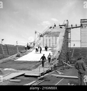 SKI JUMPING WEMBLEY STADIUM 31 MAY 1961 Stock Photo - Alamy
