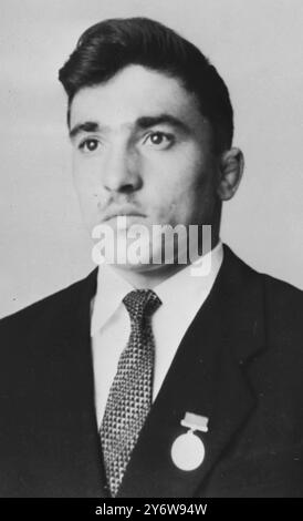 ALI ALIEV - RUSSIAN WRESTLER AND A DOCTOR 24 MAY 1961 Stock Photo - Alamy