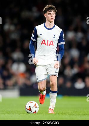Archie Gray of Tottenham Hotspur in action during the Premier League ...