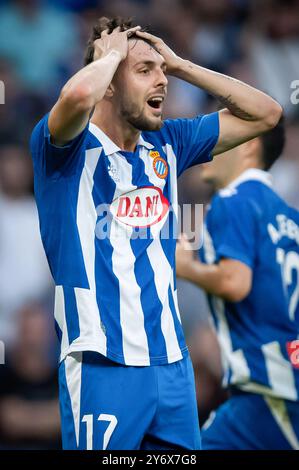 Jofre CARRERAS of Espanyol Barcelona during the Spanish championship La ...