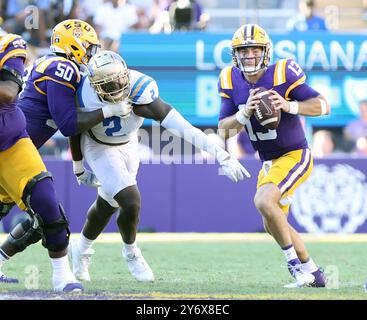 LSU offensive lineman Emery Jones Jr. (OL21) poses for a portrait at ...