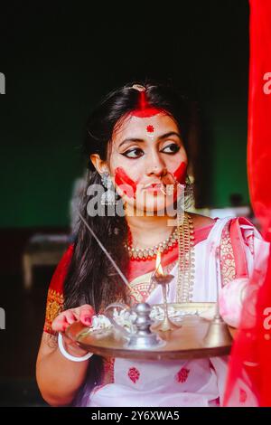 Goddess Durga was created to combat the evil demon Mahishasura. The ...