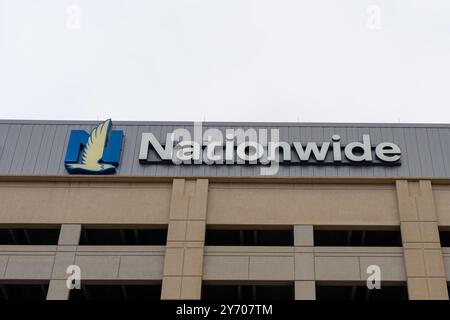 Nationwide regional headquarters in Des Moines, Iowa, USA Stock Photo ...