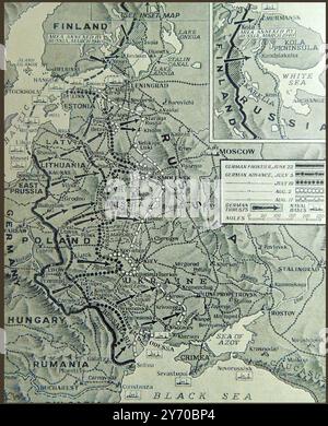 WWII, Eastern Front, Advance, 1941 Stock Photo - Alamy