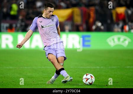 Andoni Gorosabel of Athletic Club in action during the LaLiga EA Sports ...