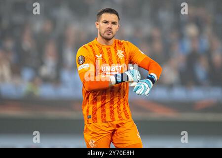 Rangers goalkeeper Jack Butland during the UEFA Champions League ...