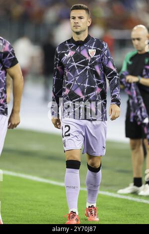 Gorka Guruzeta of Athletic Club looks on during the Copa del Rey Round ...