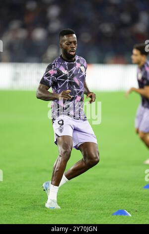 Inaki Williams of Athletic Club looks on during the Spanish League ...