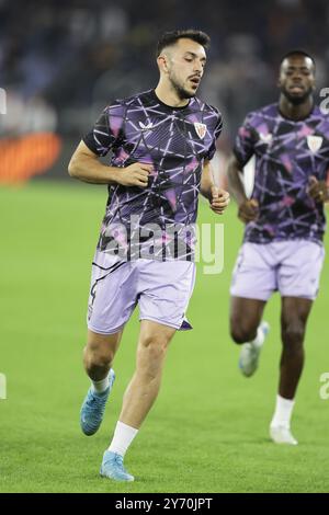 Aitor Paredes of Athletic Club looks dejected at the end of the UEFA ...