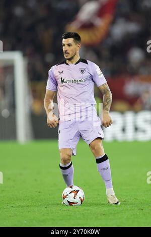 Athletic Bilbao's Yuri Berchiche in action during the Europa League ...