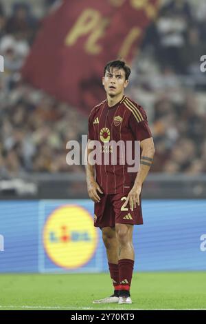 Paulo Dybala of AS Roma looks dejected during the Serie A match between ...