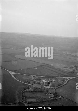Aerial View of Cornwall 1945 Stock Photo - Alamy