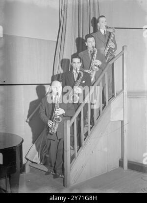 Skyrocket Dance Band .1940 Stock Photo - Alamy