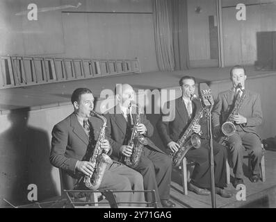 Skyrocket Dance Band .1940 Stock Photo - Alamy