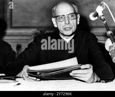 Spanish born Father Pedro Arrupe , the Jesuit elected as new " Black ...