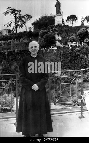 Spanish born Father Pedro Arrupe , the Jesuit elected as new " Black ...