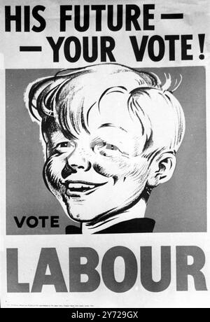 Labour Poster for the General Election 1950 © TopFoto Stock Photo - Alamy