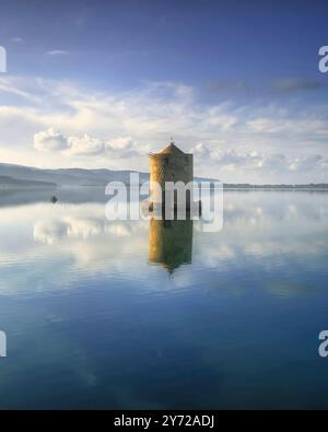 Windmill in Orbetello Lagoon, Monte argentario, Province of Grosseto ...