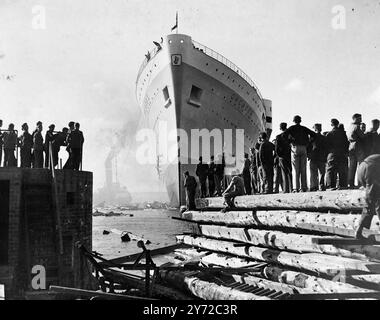 The 31,000 ton liner Orcades, built for the Orient line by Vickers ...