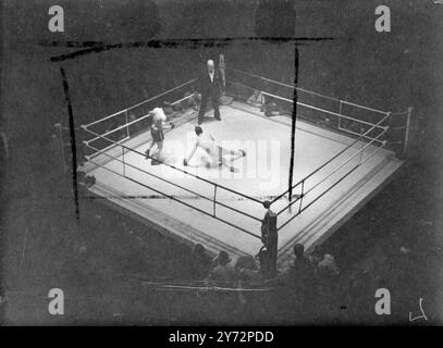 Paterson wins in seven rounds. Jackie Paterson, of Glasgow, won his ...