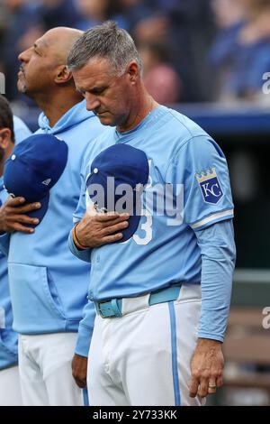 Kansas City Royals manager Matt Quatraro during batting practice before ...
