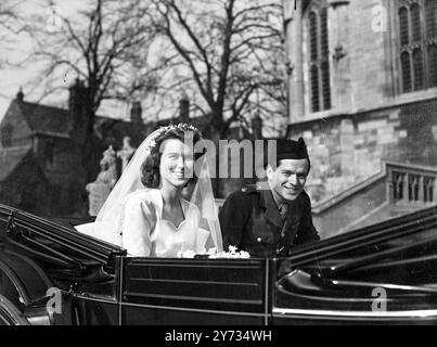 The Royal family was present at the wedding of Miss Lavinia Lascelles ...