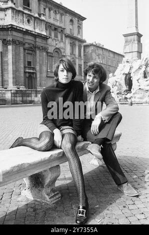 Israeli defence Minister Moshe Dayan (eye patch) General Haim Barlev ...