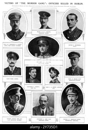 Victims of the Murder Gang: officers killed in Dublin Stock Photo - Alamy
