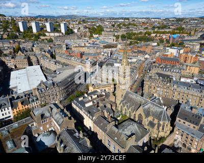 Aerial View Of The City Of Dundee, UK Stock Photo - Alamy