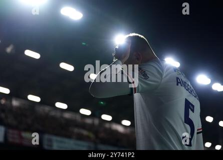 Luton Town's Mads Juel Andersen during the Sky Bet Championship match ...