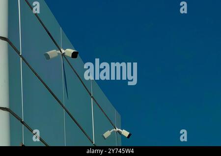 Someone Always Watching: Dual Surveillance Around the Corner Stock ...