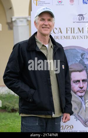 Lucca, Italy. 25th Sep, 2024. Actor Matthew Modine with his wife ...