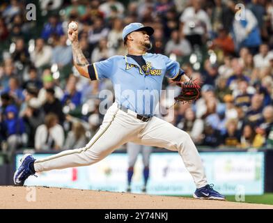 New York Mets Frankie Montas pitches during the second inning of a ...