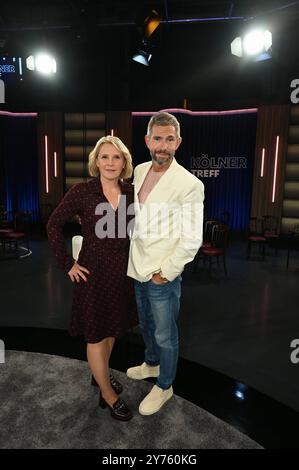 Das Moderatoren Duo Susan Link und Micky Beisenherz der WDR Talkshow ...