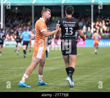 Sale Sharks' Tom O'Flaherty during the Gallagher PREM match at the ...