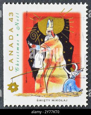 CANADA - CIRCA 1993: stamp printed by Canada, shows Red River, circa ...
