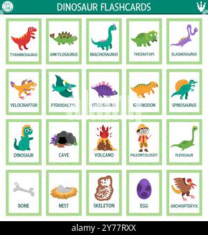 Vector big flash cards set with water animals, seaweeds, fishes ...