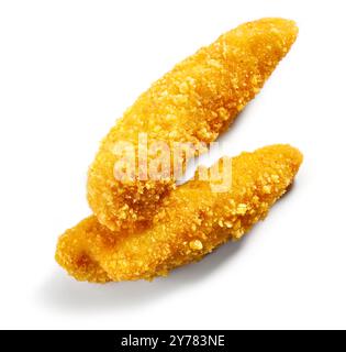 Top view crispy chicken fillet with broccoli and corn healthy meal ...